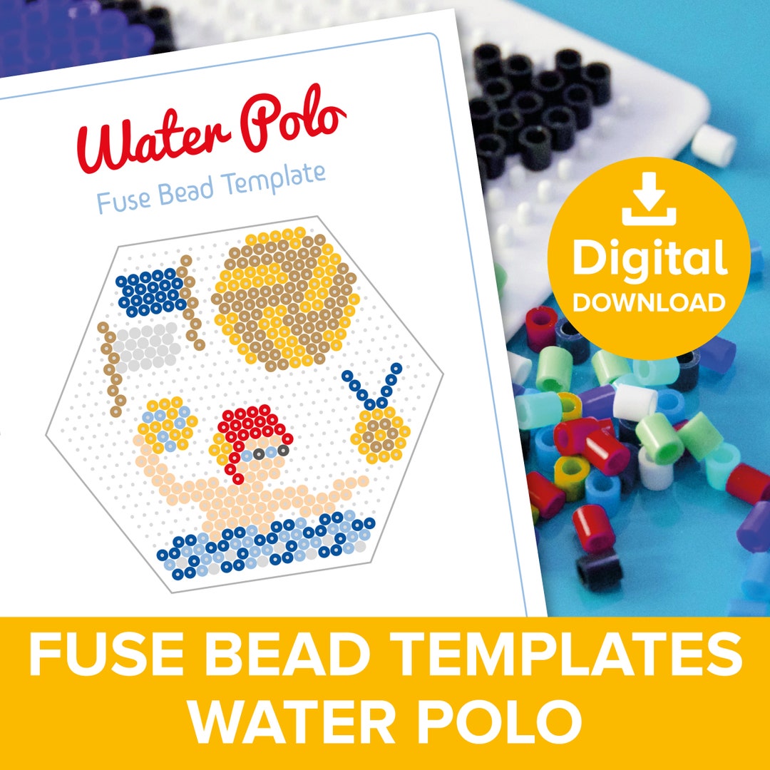 Water Polo Fuse Bead Template Swimming Games Pattern Sports - Etsy