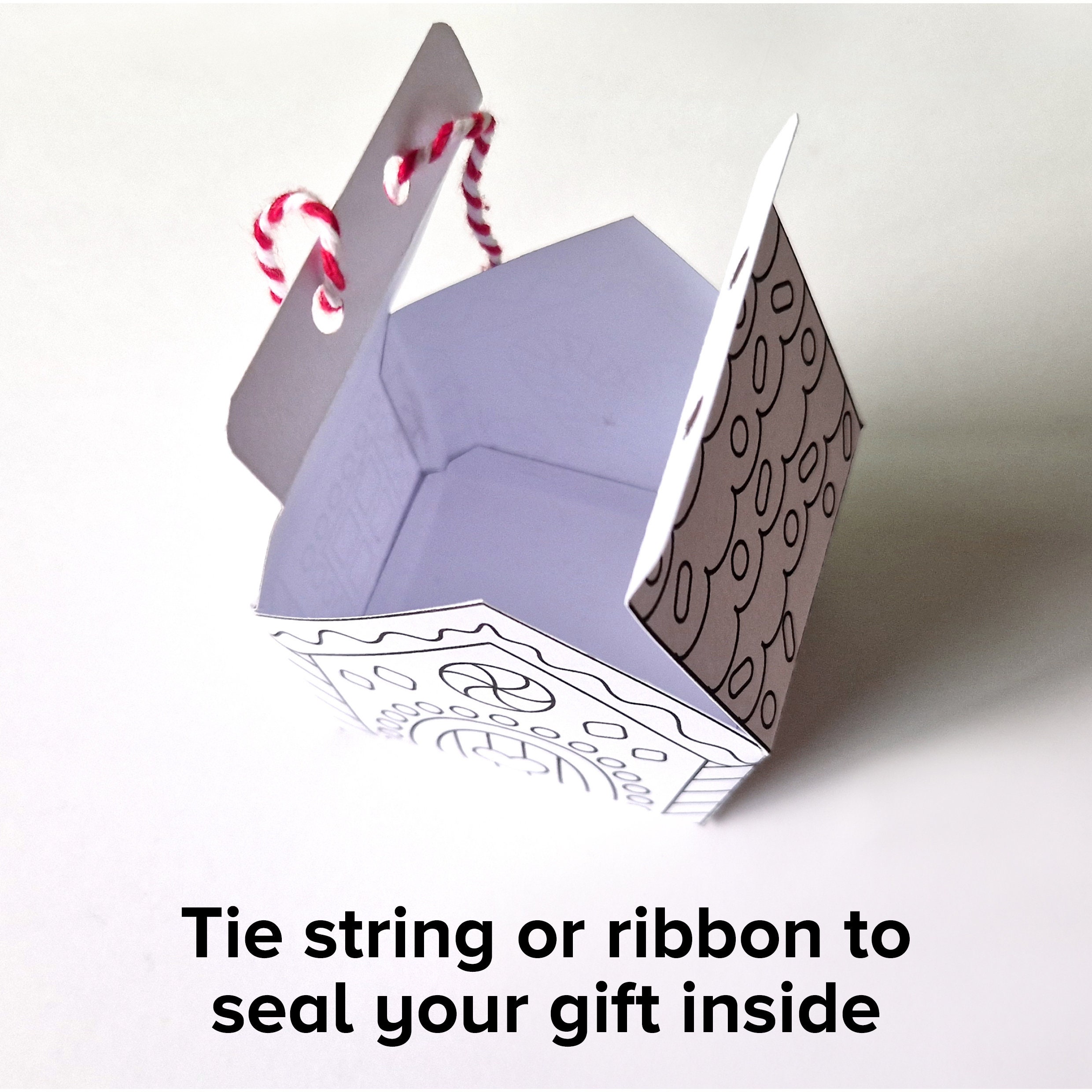 Christmas Gift Box Craft Mini Gingerbread House Present - Etsy