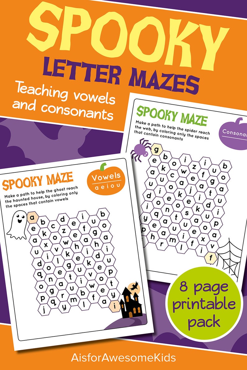 Educational Maze Challenge Worksheet Bundle Childrens Maths - Etsy