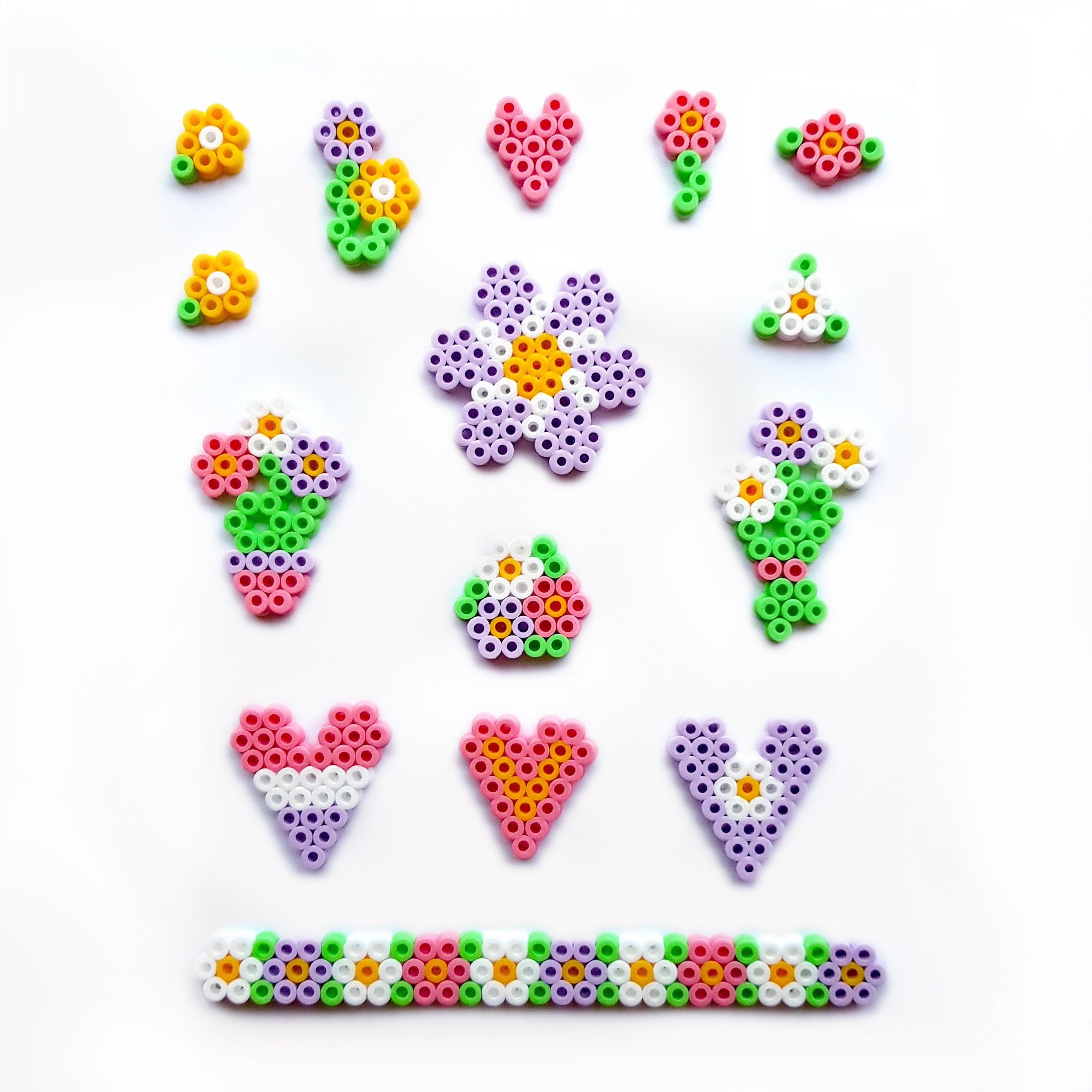 Love Fuse Bead Template Bundle Set Best Friend BFF - Etsy