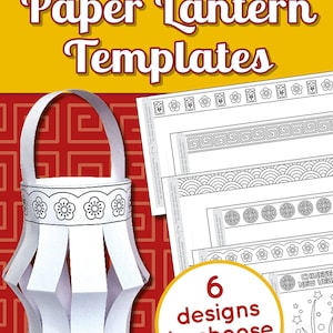 Chinese New Year Paper Lantern Craft, Lunar Spring Festival of Light ...