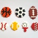 Sports Balls Fuse Bead Template, Football Soccer Basketball Baseball ...