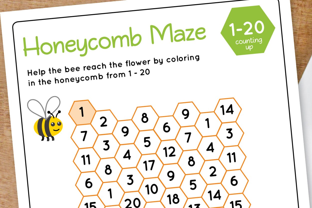 ABC Maze Challenge Worksheets, Math Activity Pack, Children Homeschool ...