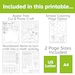 Build an Apple Tree Cut & Paste Craft, Fall Fruit Coloring Page ...