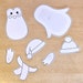 Penguin Cut & Paste Craft, Christmas Color and Build Kit, Paper Doll ...