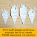 Ice Cream Cut & Paste Craft Kit, Build an Icecream Cone Printable ...