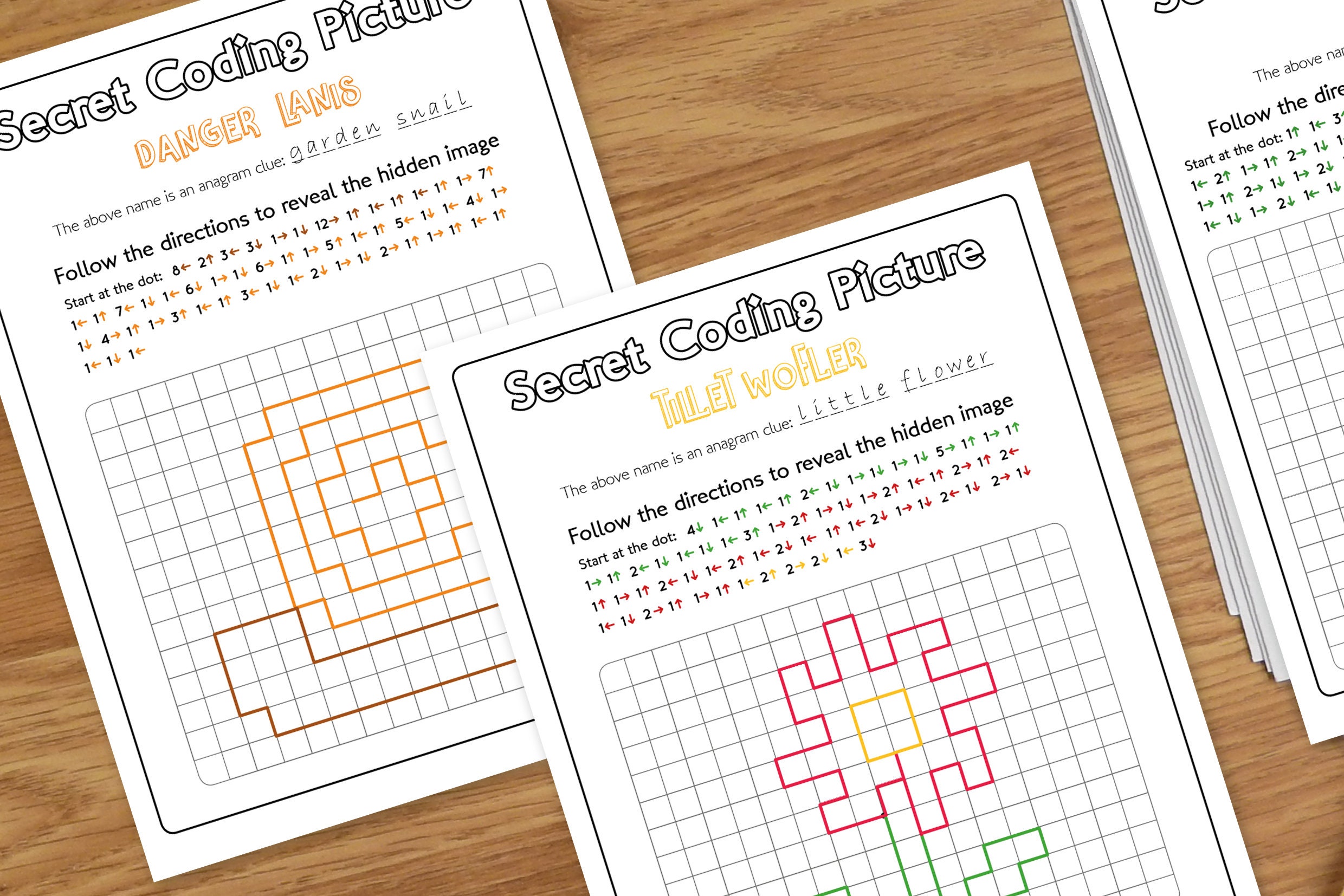 Toys Nature Coding Worksheets Summer Pixel Art Clover Flower Rainbow ...