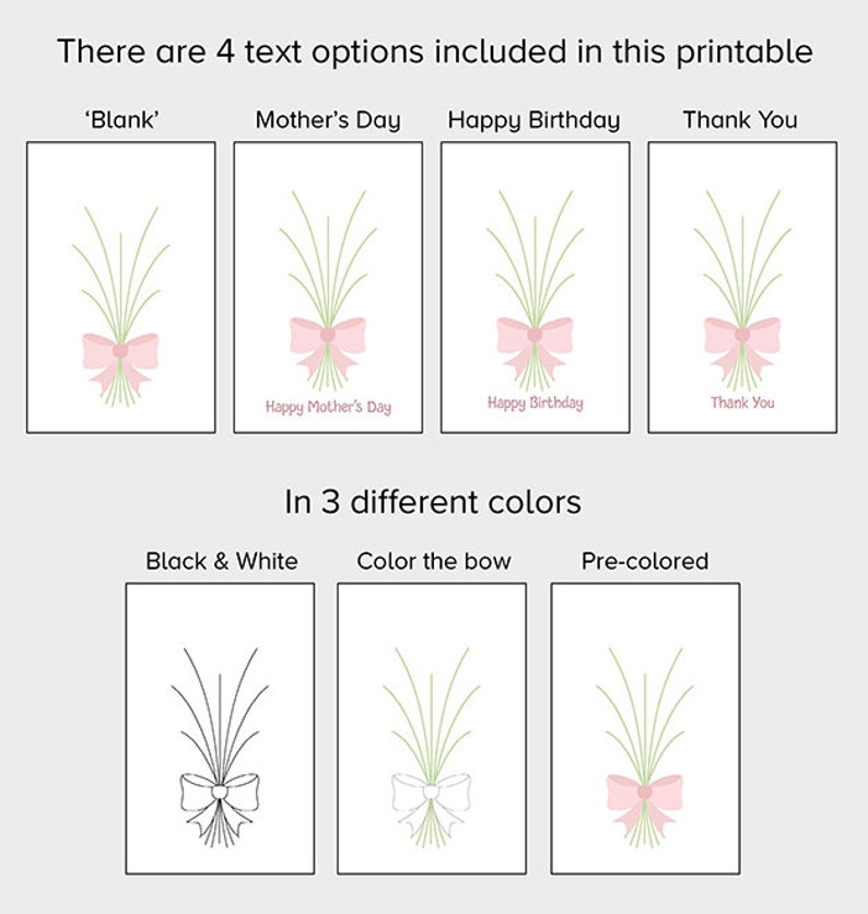 Flower Fingerprint Cards, Mother's Day Bouquet Craft, Kids Finger Print ...