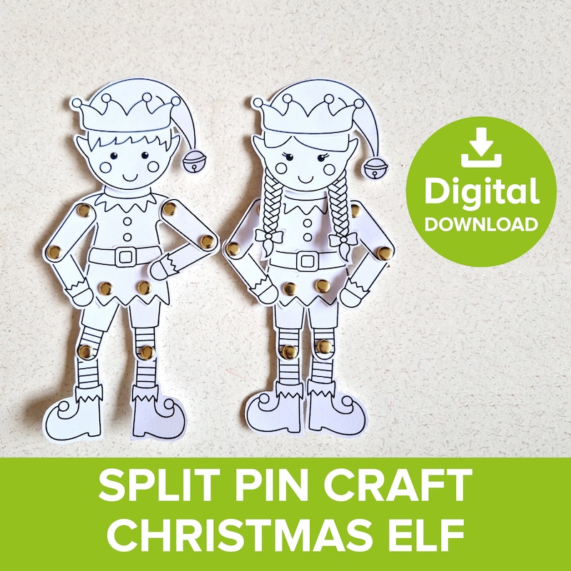 Christmas Pixies Printable - Etsy UK