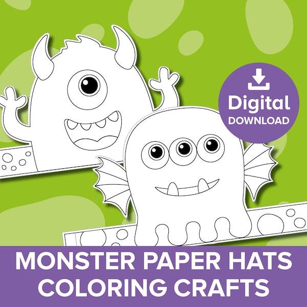 Monster Hat - Etsy