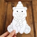 Polar Bear Cut & Paste Craft, Christmas Color and Build Kit, Paper Doll ...