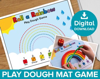 Roll a Rainbow Game - Etsy