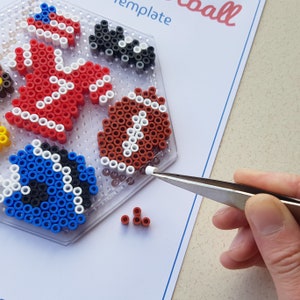 American Football Fuse Bead Template, Super Bowl Game Sport Pattern ...