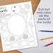 Turtle Cut & Paste Craft Printable, Spring Color and Build Art Kit ...