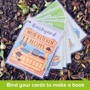 Mud Kitchen Recipe Cards, Kids Outdoor Nature Cooking Role Play Pack ...