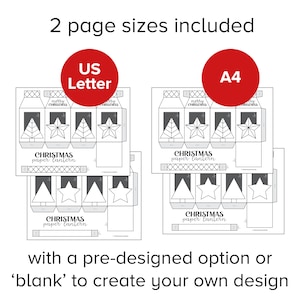 Christmas Paper Lantern Craft, Xmas Tealight Holder Cut & Color Project ...