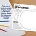 Jack-o-lantern Cut & Paste Craft, Pumpkin Face Drawing Prompt Activity ...