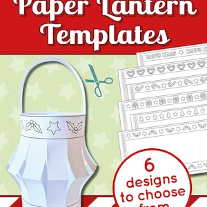 Christmas Paper Lantern Craft, Holiday Decoration Lamp Kit, Xmas ...