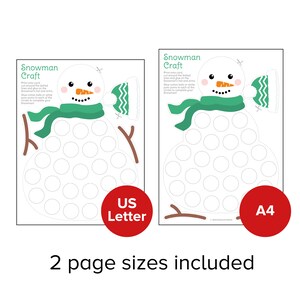 Snowman Christmas Countdown Advent Calendar, Children's Cotton Ball ...