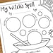 My Witch's Spell Halloween Drawing Prompt Activity, Kids Wizard Writing ...