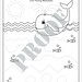 Under the Sea Line Tracing Worksheet, Kids Whale Coloring Pencil ...