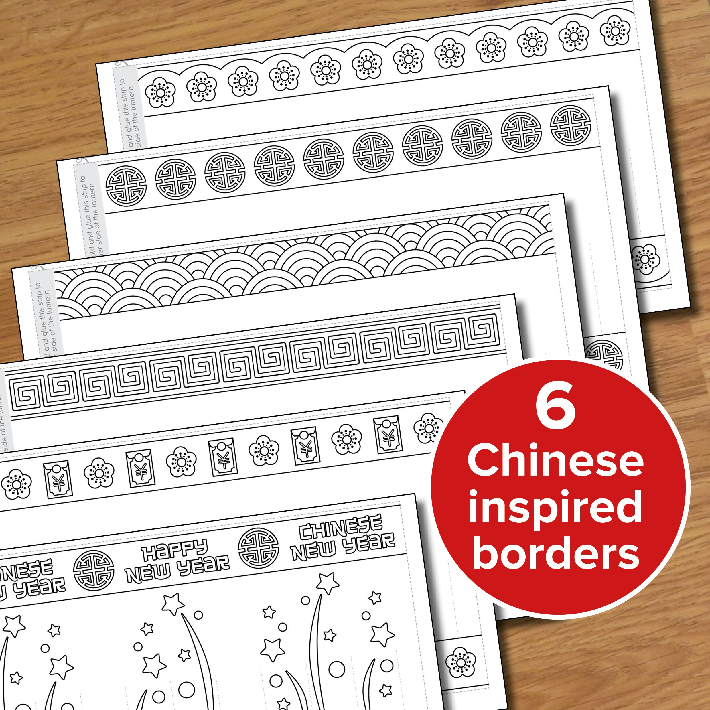 Chinese New Year Paper Lantern Craft, Lunar Spring Festival of Light ...