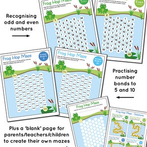 Educational Maze Challenge Worksheet Bundle, Childrens Maths Activity ...