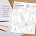 Build a Vampire Cut & Paste Craft, Halloween Paper Doll Model Coloring ...