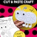 Ladybug Cut & Paste Craft Printable, Spring Bug Color and Build Kit ...
