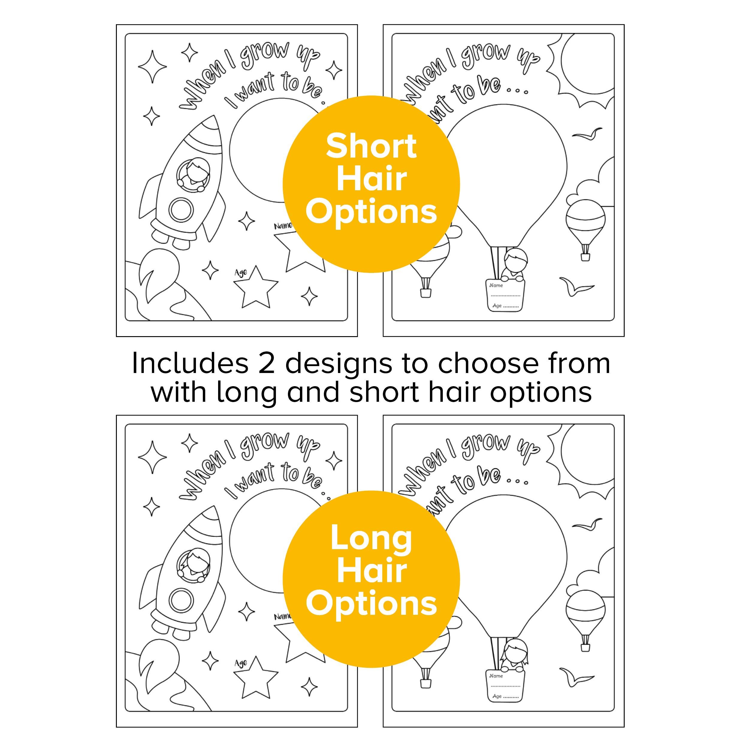 When I Grow up Worksheet, My Dream Job Drawing Prompt Poster, Childrens ...