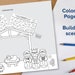 Christmas Nativity 3D Coloring Scene, Kids Colour & Build Freestanding ...