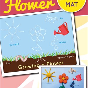 Nature Play Dough Mat Bundle, Kids Life Cycle Playdoh Activities ...