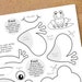 Frog Cut & Paste Craft Printable, Spring Animals Color and Build Art ...