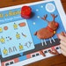 Roll a Reindeer Play Dough Mat Game Kids Christmas Playdoh - Etsy