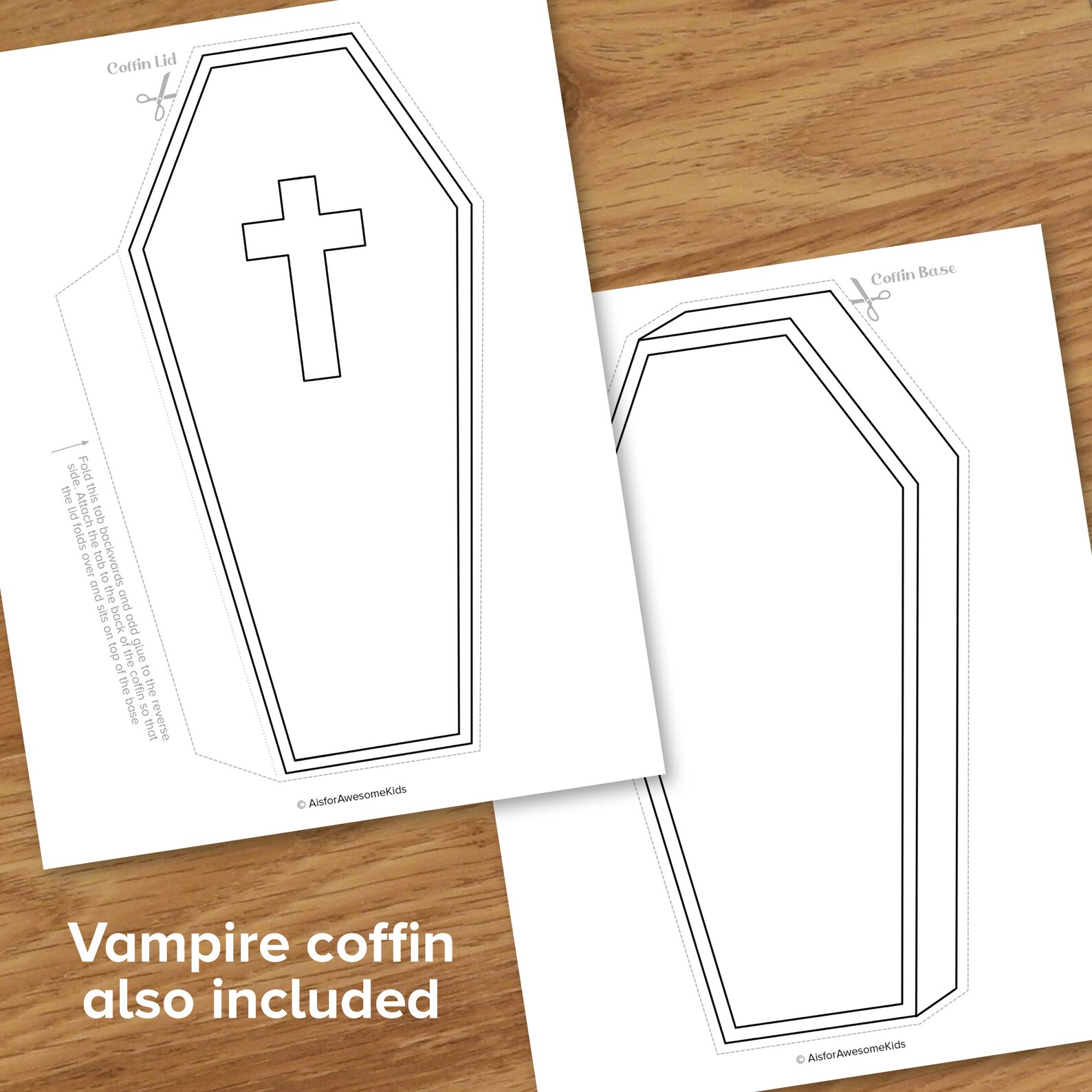 Build a Vampire Cut & Paste Craft, Halloween Paper Doll Model Coloring ...