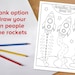 Rocket Countdown Worksheet, Kids Count Back From 10 Activity Page ...