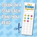 Reading Tracker Bookmarks, Children's Book Challenge Worksheet, Kids ...