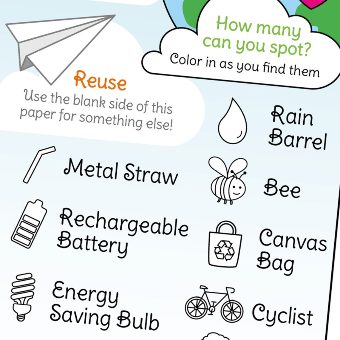 Eco Friendly Scavenger Hunt, Climate Action Earth Day Treasure Hunt ...