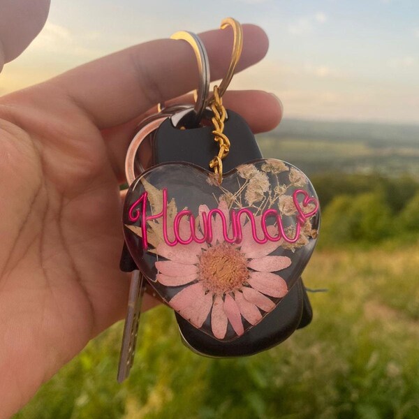 Resin Keychain - Etsy