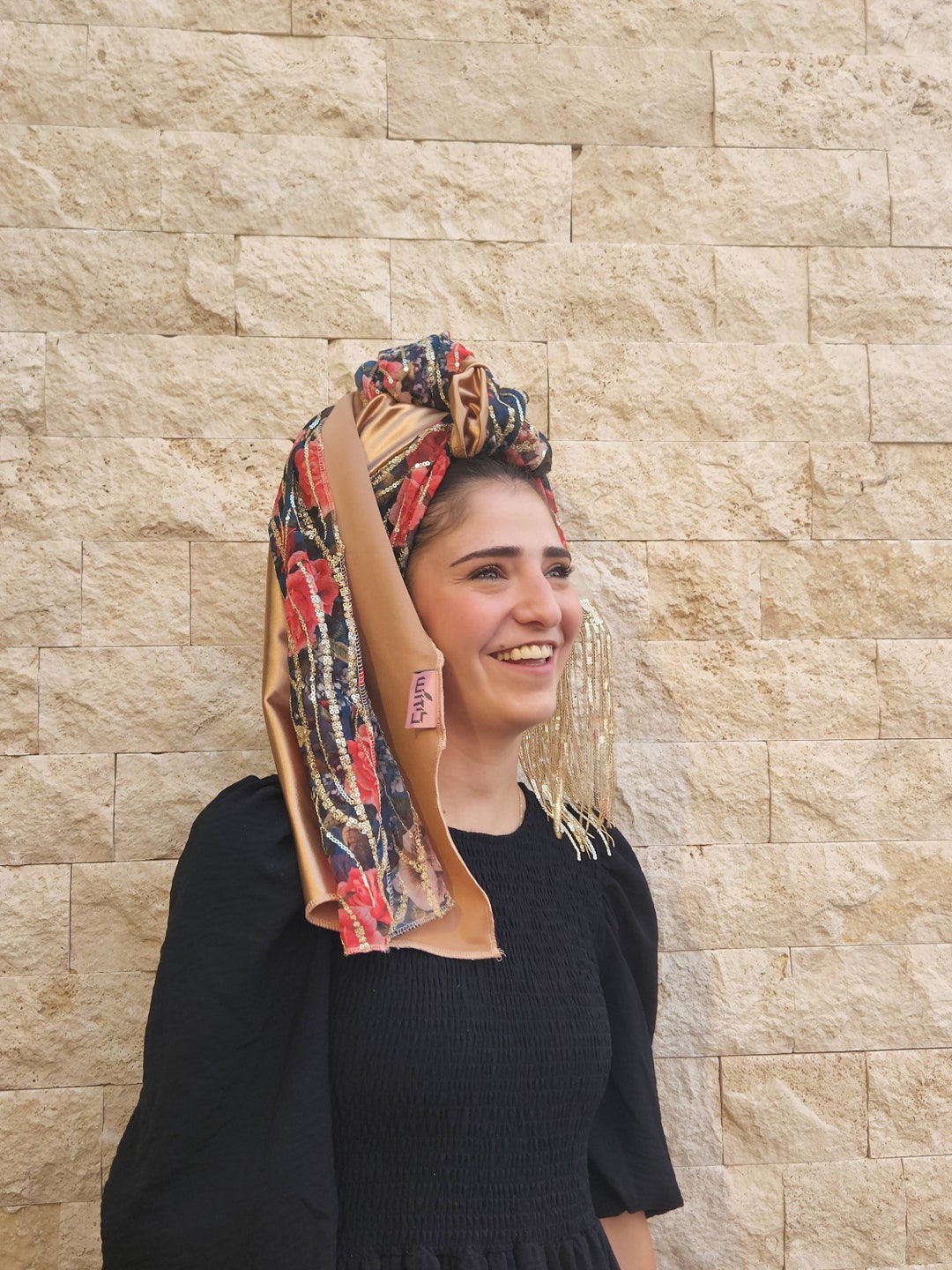 Handmade Tichel for Bat Mitzvah, Head Scarf, Jewish Tichel Scarf ...