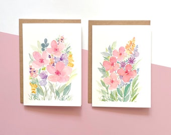 Hand Painted Note Cards - Etsy