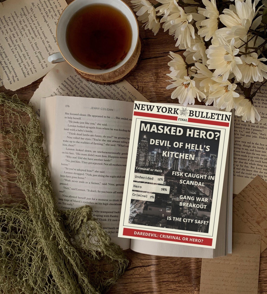 DIGITAL PRINT New York Bulletin "daredevil" - Etsy