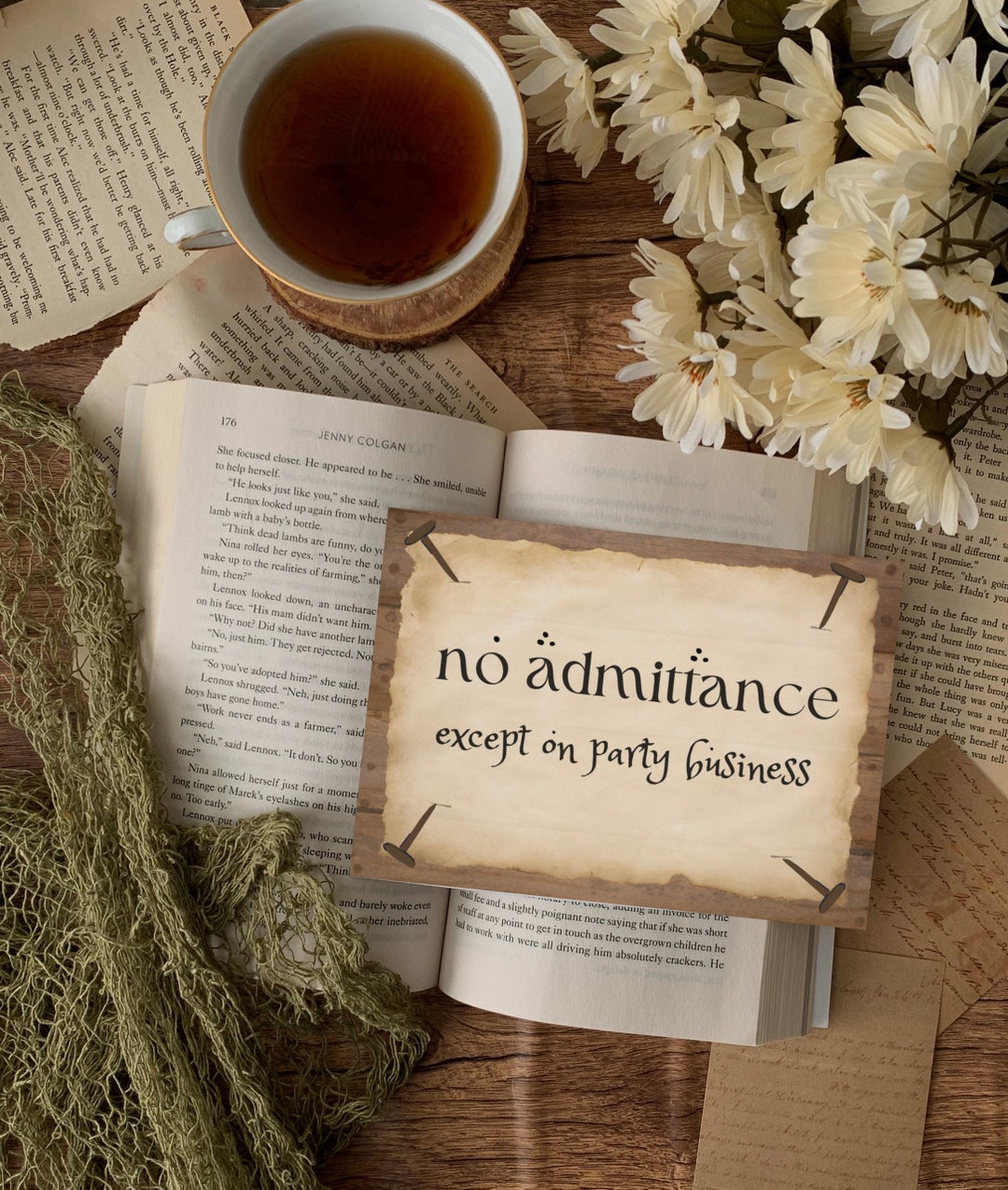 DIGITAL Bilbo's No Admittance Sign Print - Etsy