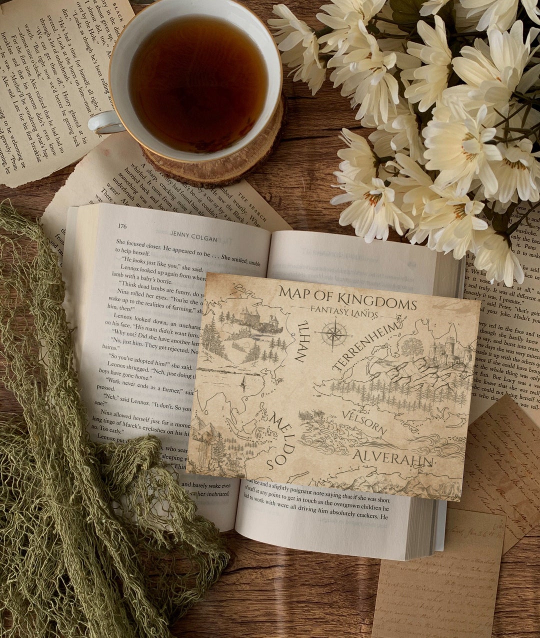 DIGITAL Fantasy Map Print - Etsy