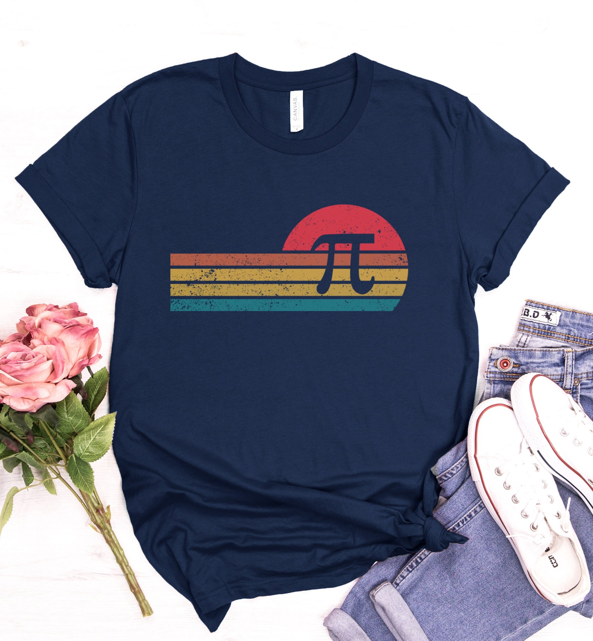 Pi Symbol Vintage T-shirt, Pi Day Shirt, Math Lovers Gift, Nerd Shirt ...