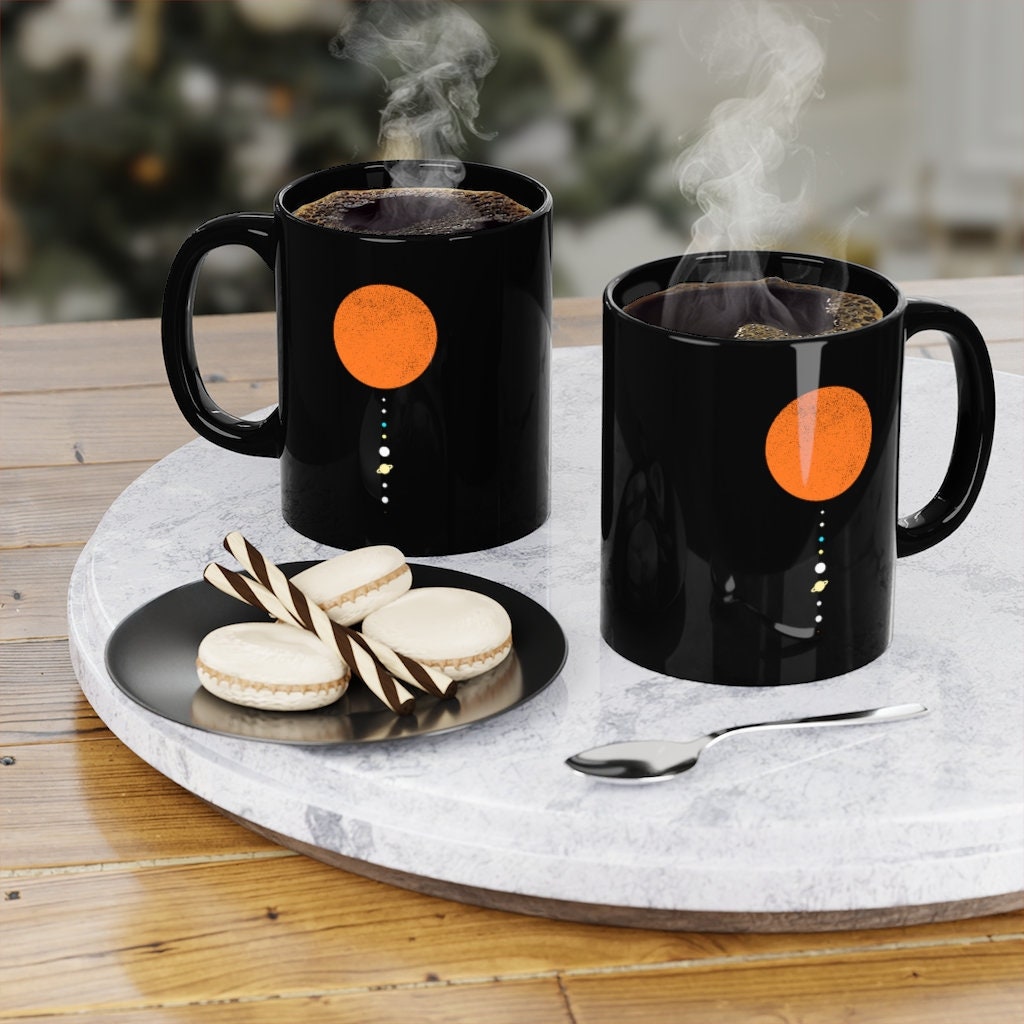 Minimal Solar System Mug, Solar System Gift, Solar System Present, 11oz ...