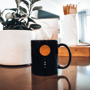 Minimal Solar System Mug, Solar System Gift, Solar System Present, 11oz ...