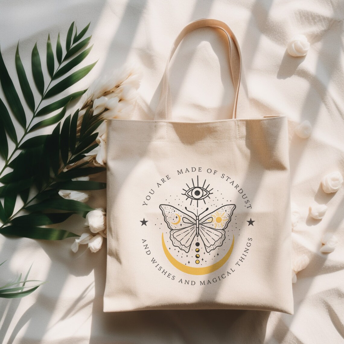 Celestial Tote Bag Stardust Tote Bag Birthday Gift Gift for - Etsy