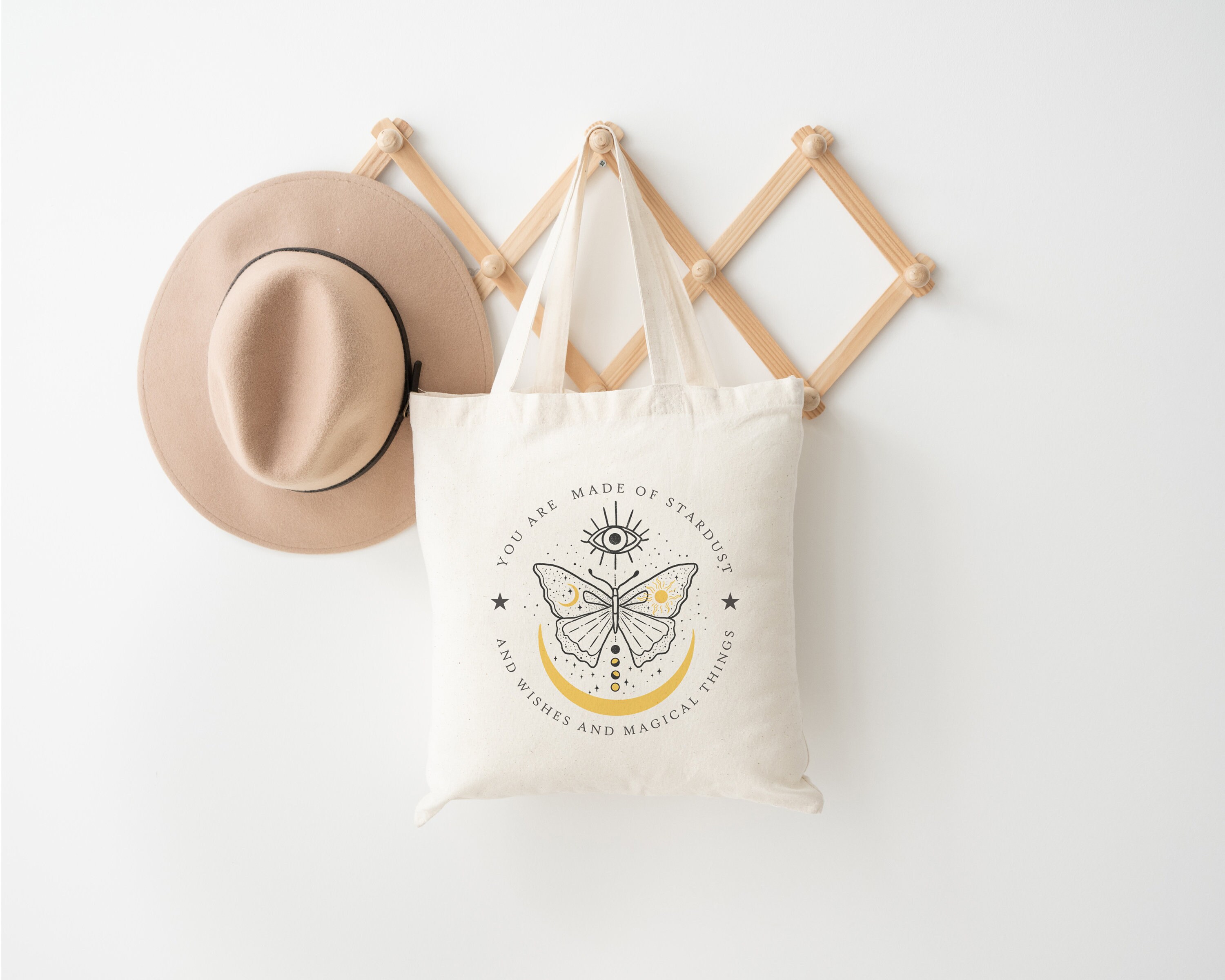 Celestial Tote Bag Stardust Tote Bag Birthday Gift Gift for - Etsy