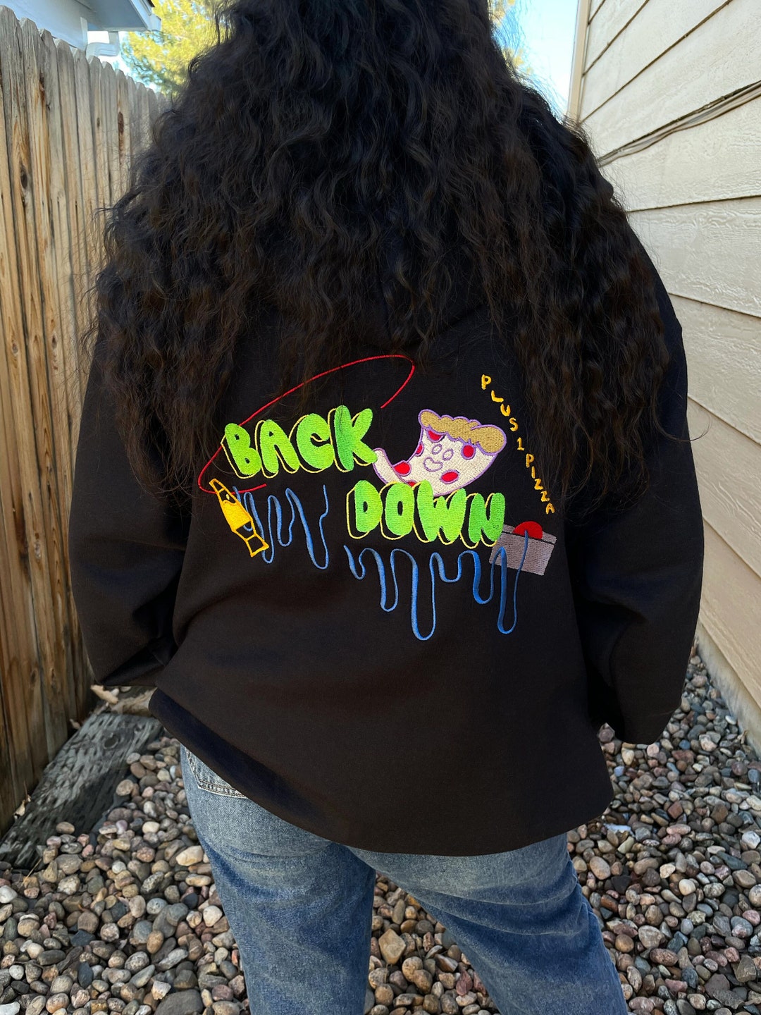 P1H "back Down" Kpop Embroidery Merch - Etsy